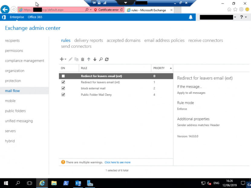 Exchange Transport Rules Corrupt On Installing New Exchange Server ... Exchange Transport Rules Corrupt On Installing New Exchange Server ...