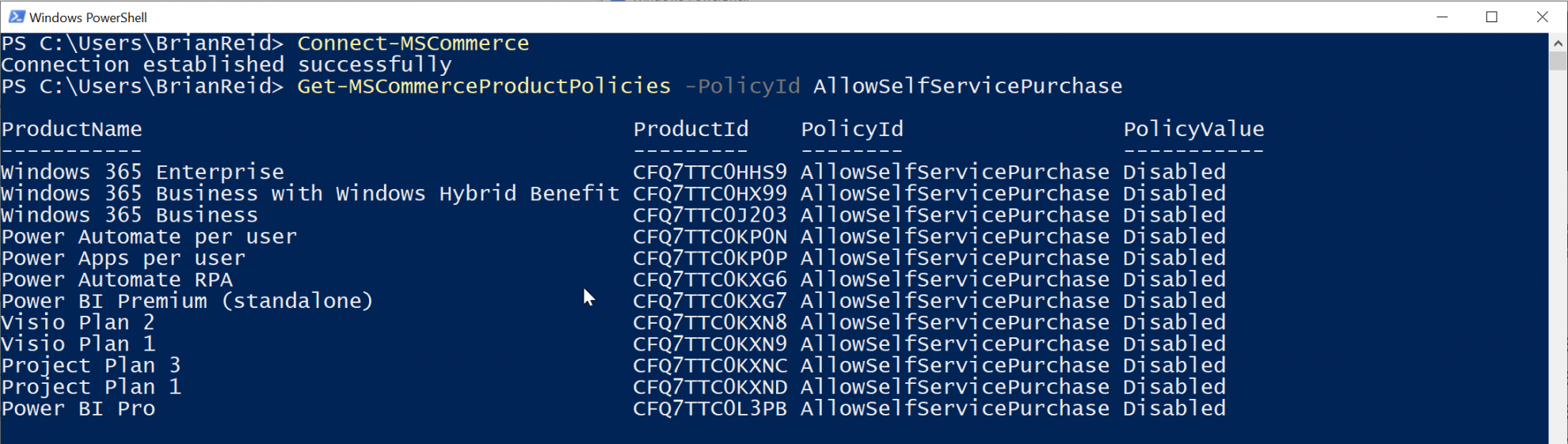 Turn Off Self-Service Purchases in Microsoft 365 – Brian Reid ...