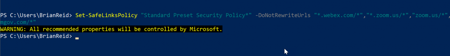Safe Links, Microsoft Teams Rooms or Zoom Rooms, and Preset Security ...