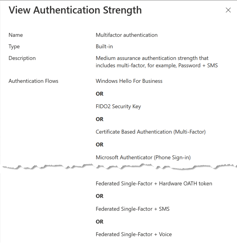 Conditional Access Authentication Strengths – Brian Reid – Microsoft ...