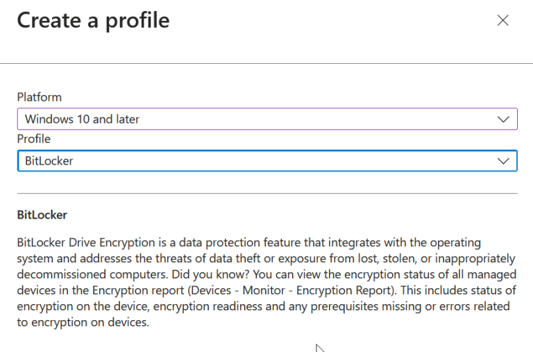 Enabling BitLocker In Silent Mode Using the Settings Catalog (2023 ...