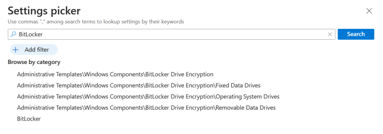 Enabling BitLocker In Silent Mode Using the Settings Catalog (2023 ...