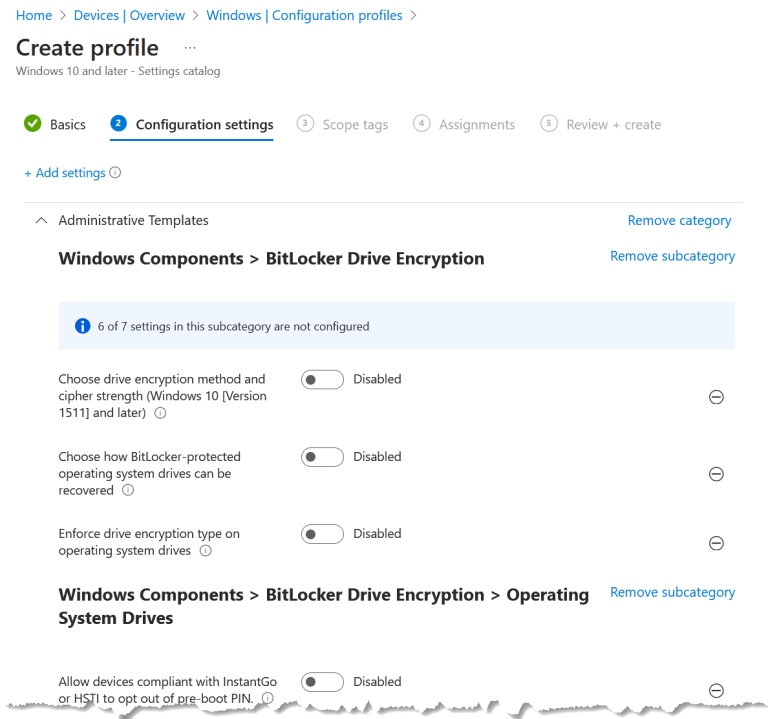 Enabling BitLocker In Silent Mode Using the Settings Catalog (2023 ...