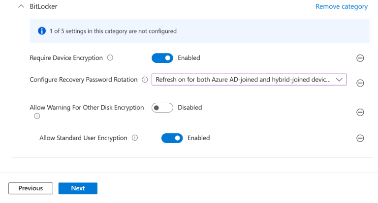 Enabling BitLocker In Silent Mode Using the Settings Catalog (2023 ...