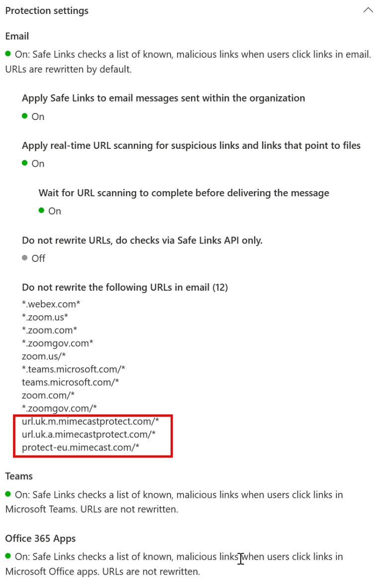 Integrating Microsoft 365 SafeLinks and Mimecast Targeted Threat ...